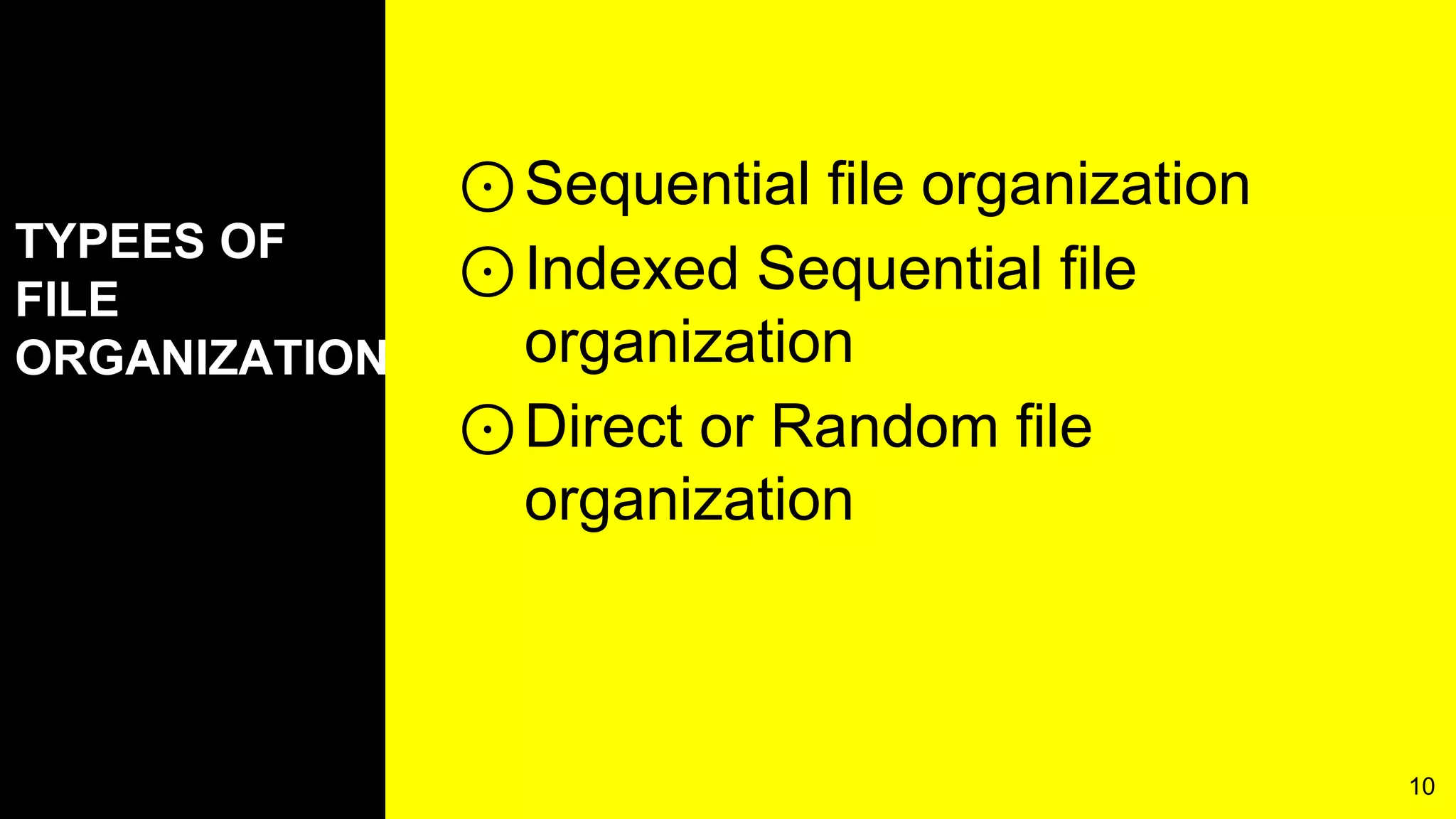 File organization | PPTX
