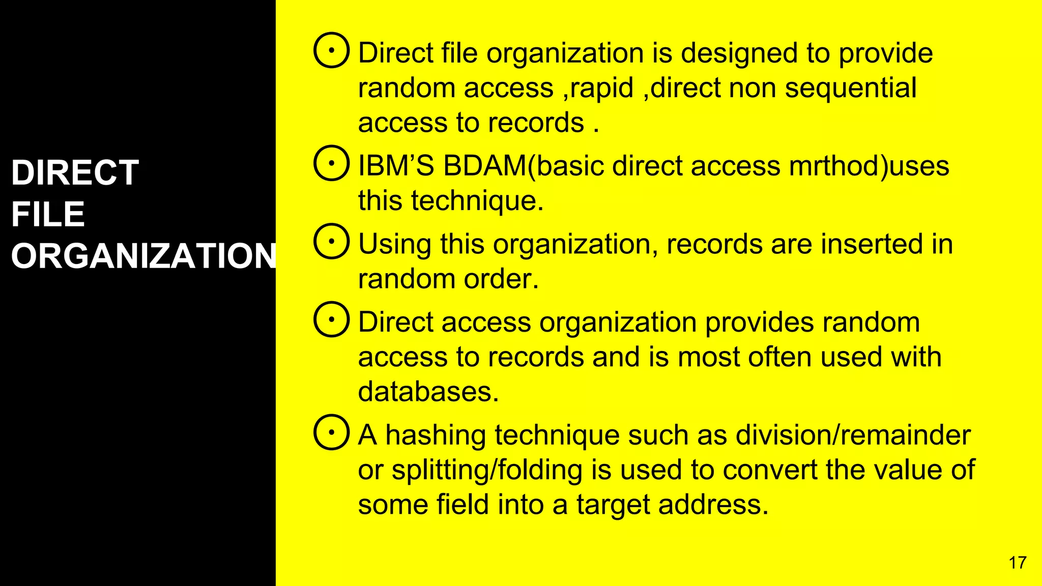File organization | PPTX