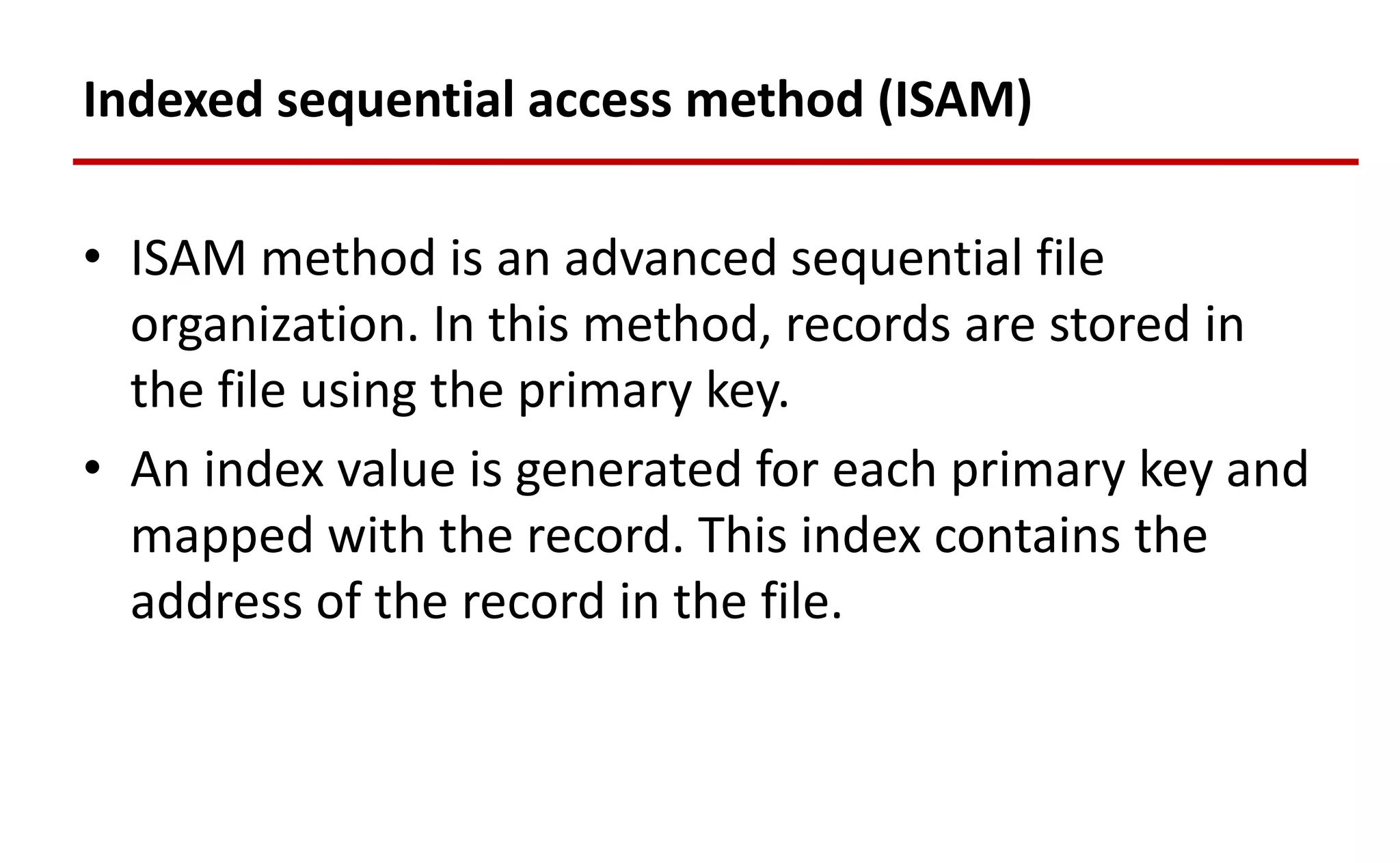 FILE ORGANIZATION.pptx | Databases | Computer Software and Applications