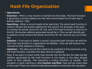 file organization ppt on dbms types of f | PPT