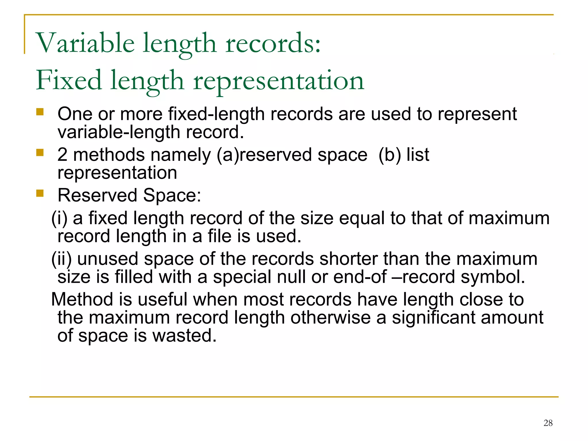 File organization and indexing | PPT