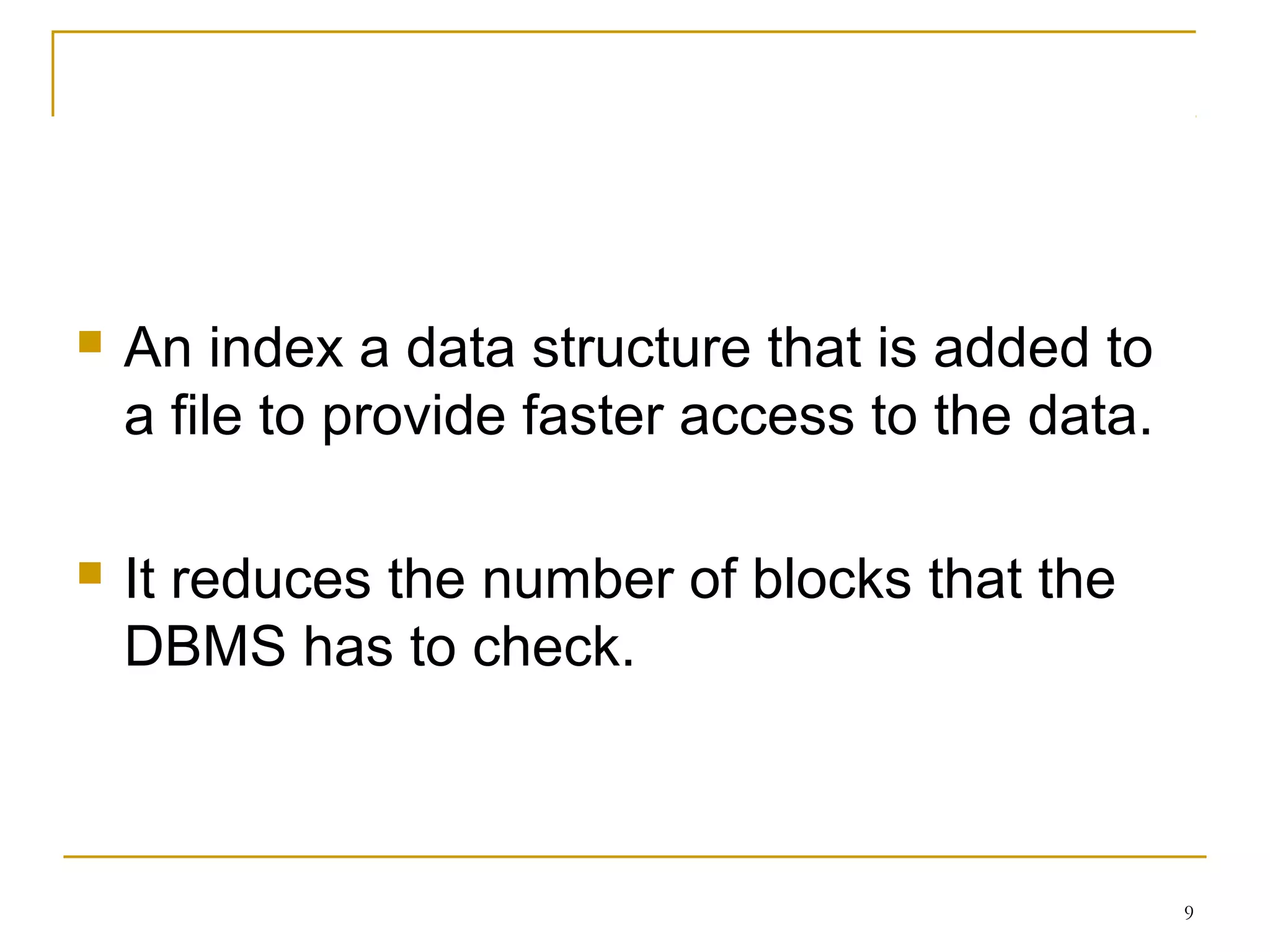 File organization and indexing | PPT