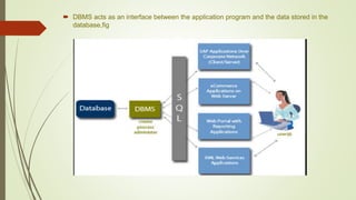 File organization and introduction of DBMS | PPTX