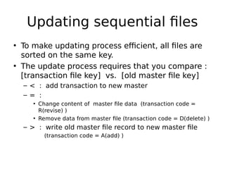 File organization | PPT