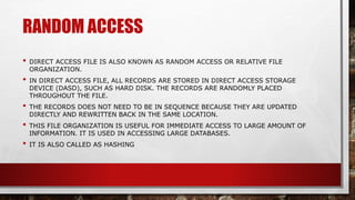 File organization (part 1) | PPT