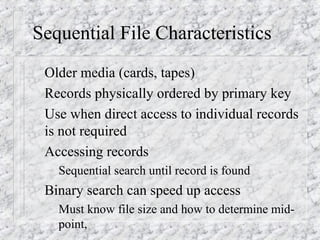 File organization techniques | PPT