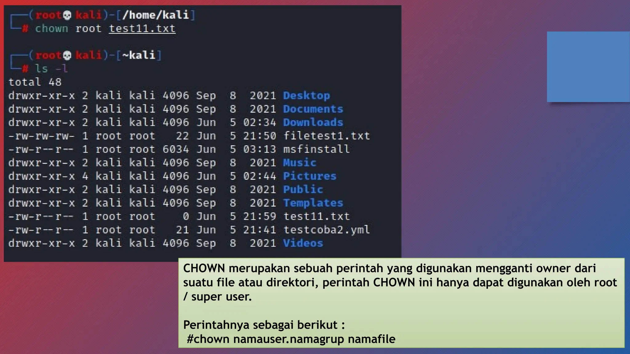 Materi File Permission pada Sistem Operasi Linux | PPT