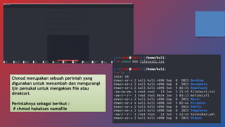 Materi File Permission pada Sistem Operasi Linux | PPT
