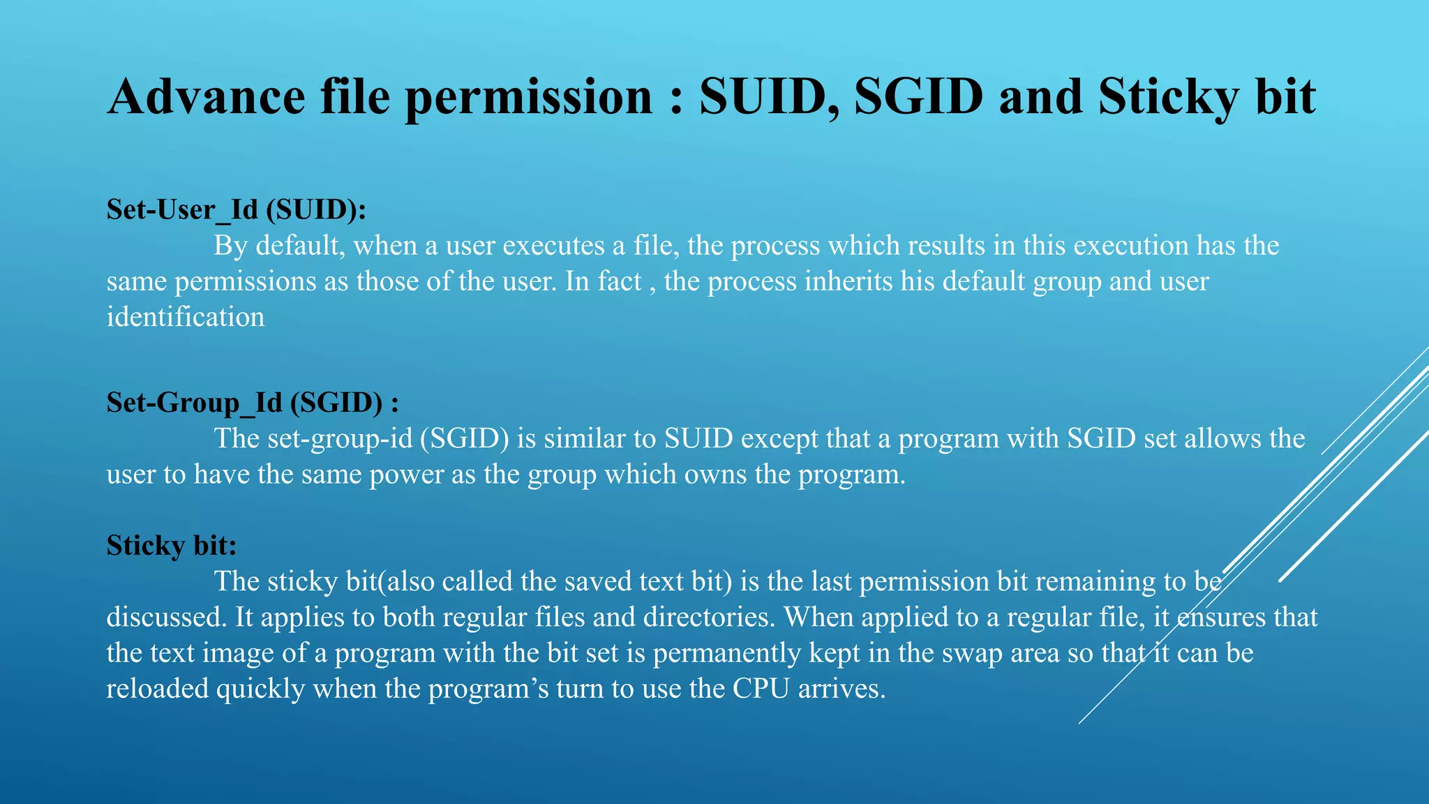 File permission in Linux | PPTX