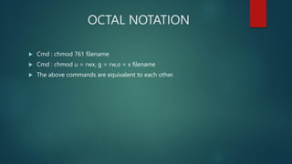 File permission of linux | PPT