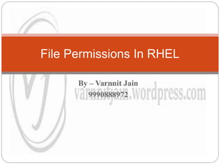 File permissions | PPTX