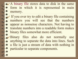 File Handling in C++ | PPT