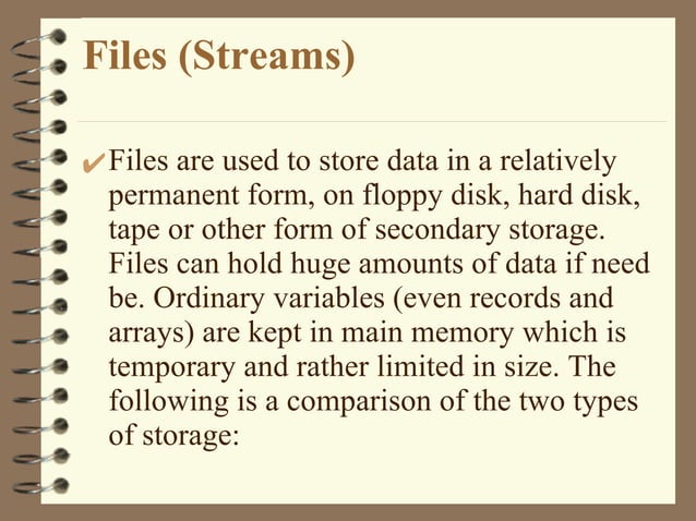File Handling in C++ | PPT | Data Storage and Warehousing | Computing