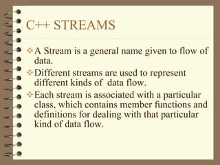 File Handling in C++ | PPT
