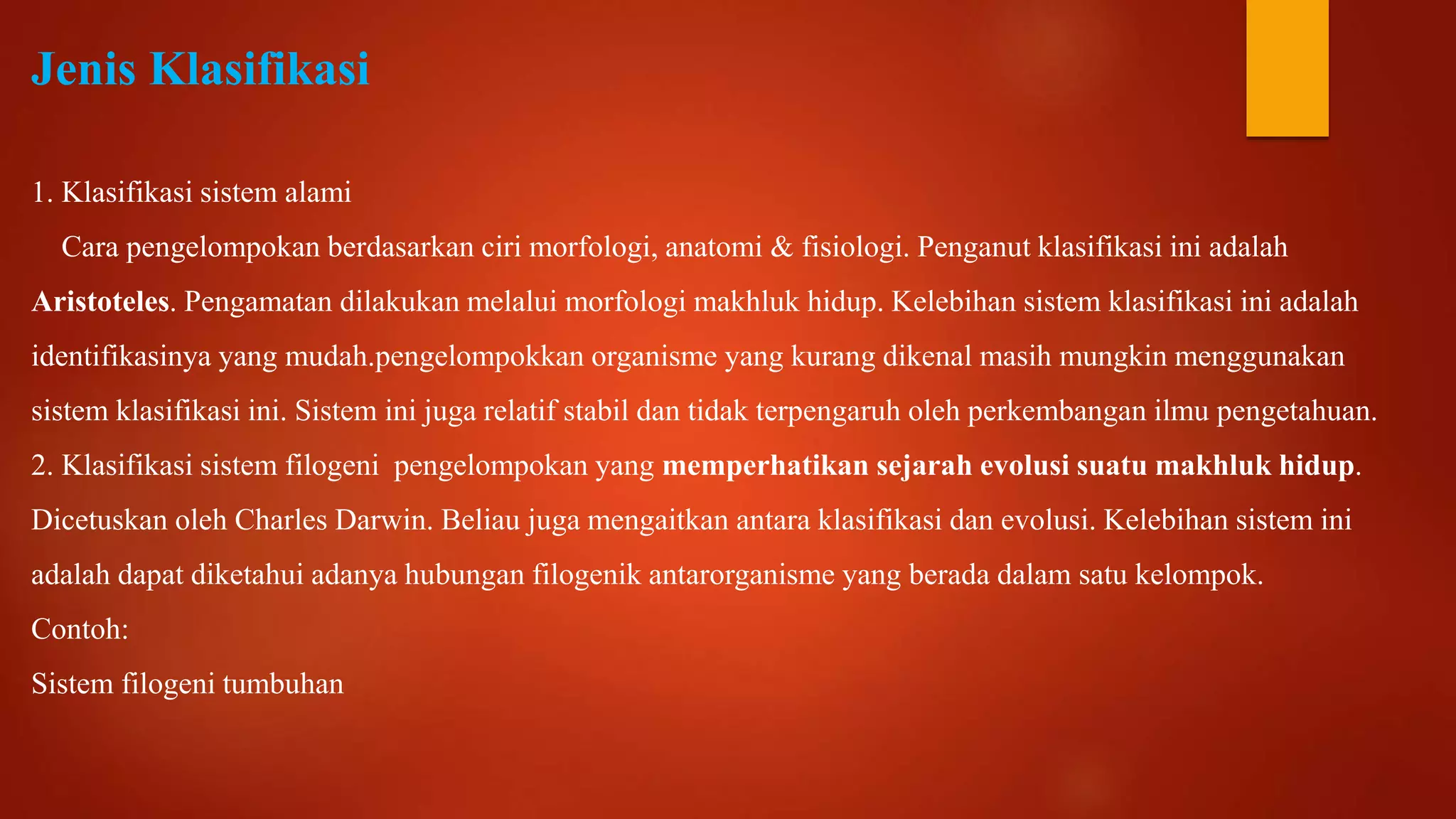 File ppt klasifikasi makhluk hidup kelas x | PPTX