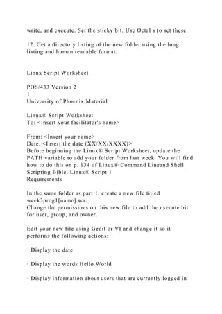 File Processing Commands WorksheetPOS433 Version 21Univ.docx