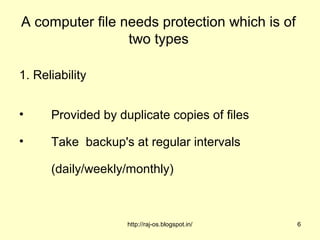 File protection.59 to 60 | PPT