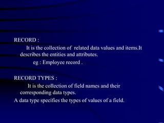 File records on disk | PPTX