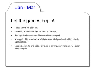 File Reorganization Project | PPT | Technology & Computing