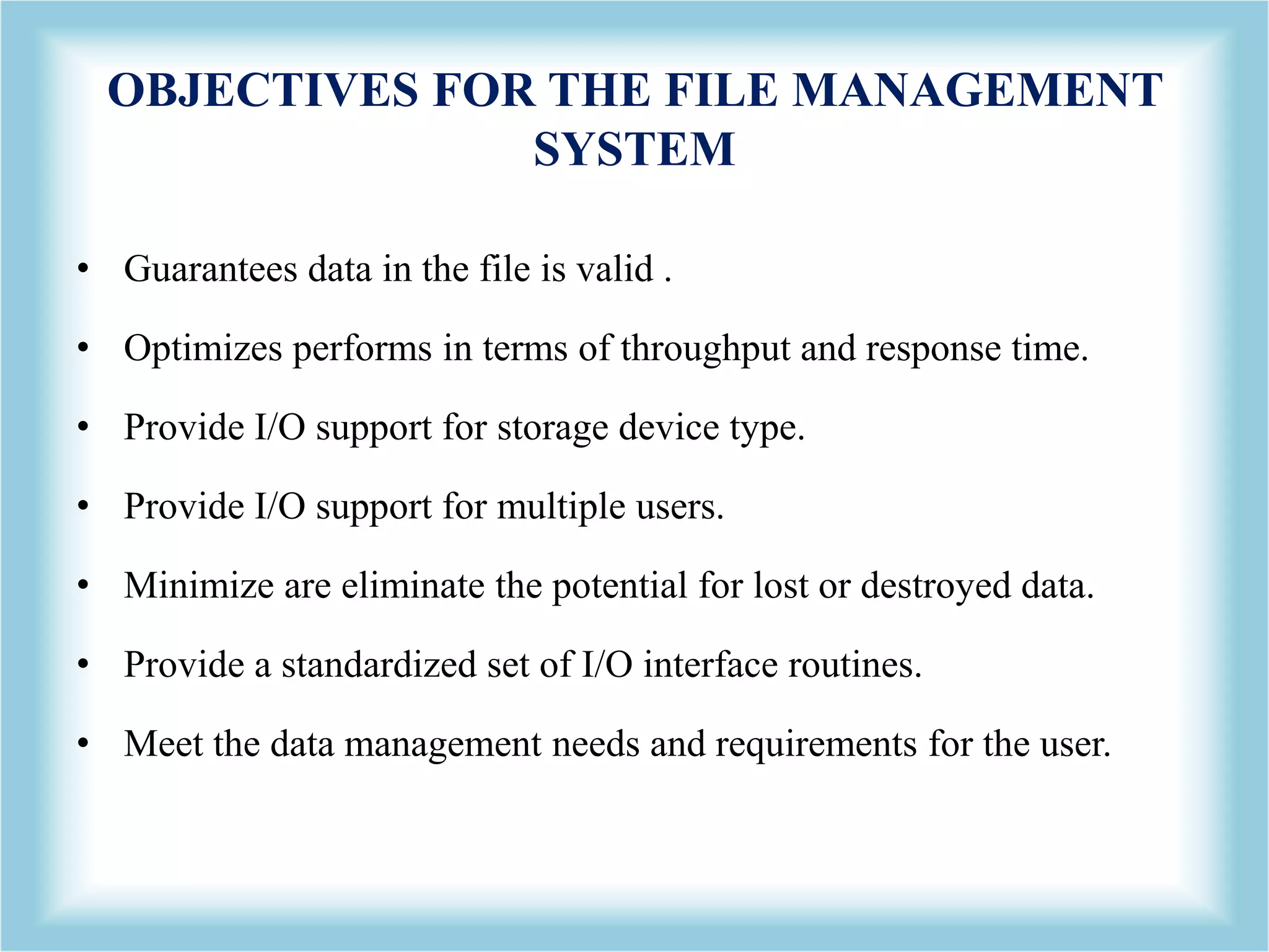 File Management | PPTX