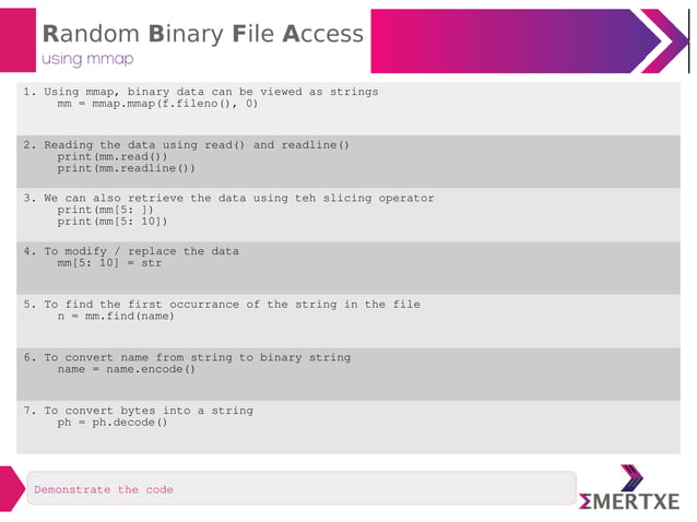 Python programming : Files | PDF