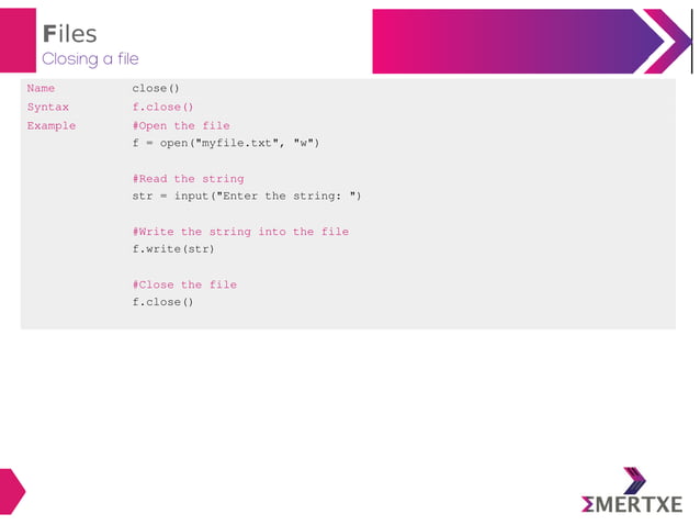 Python Programming Files Ppt 