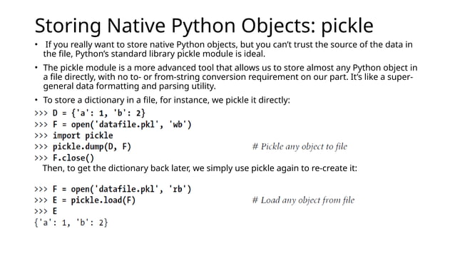 Files handling using python language.pptx | Programming Languages | Computing