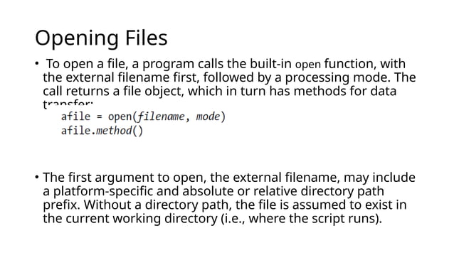 Files handling using python language.pptx | Programming Languages ...