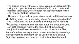 Files handling using python language.pptx | Programming Languages | Computing
