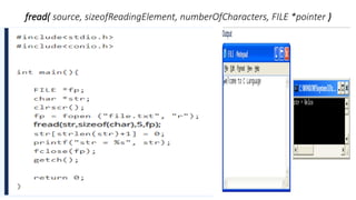 files concept in c program which is very use full | PPTX