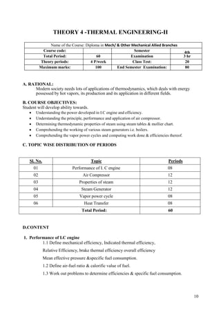 Engineering Department documents syllabus | PPT