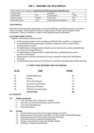 Engineering Department documents syllabus | PPT
