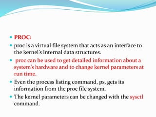 Files and directories in Linux 6 | PPTX