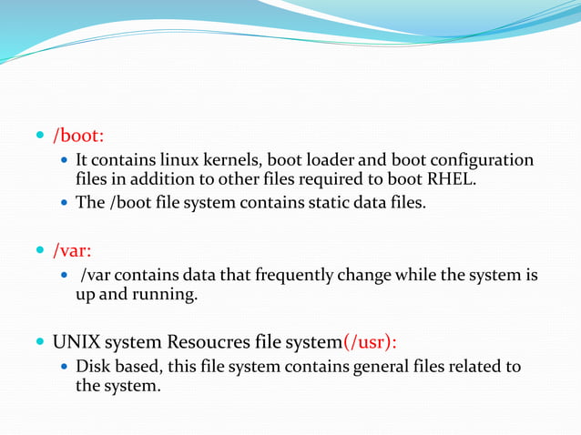 Files and directories in Linux 6 | PPTX