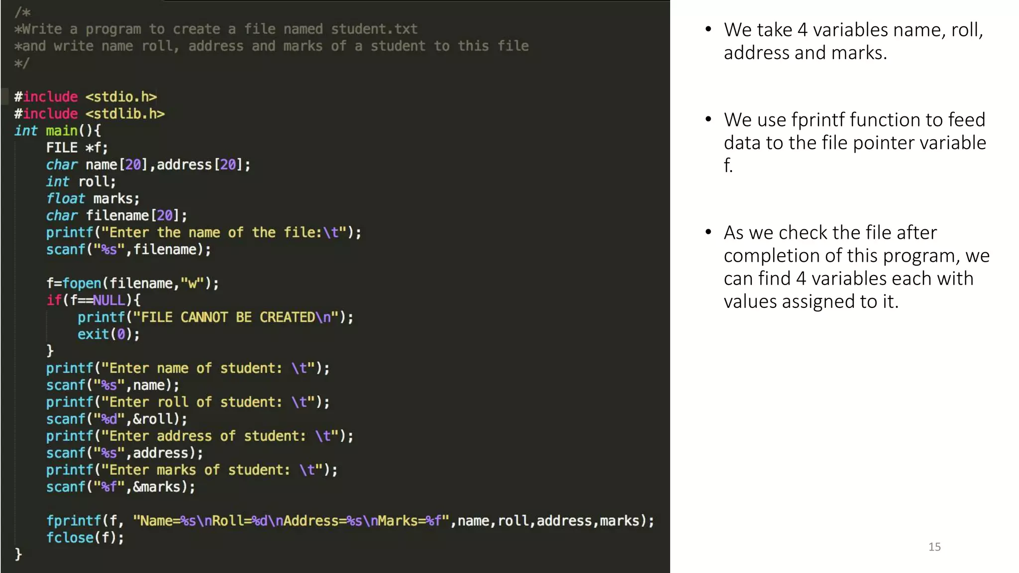 UNIT 10. Files and file handling in C | PPTX