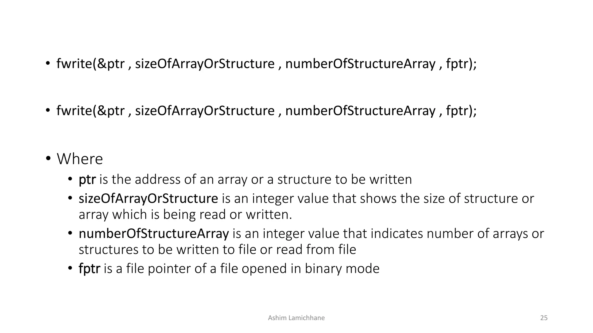 Unit 10 Files And File Handling In C Ppt