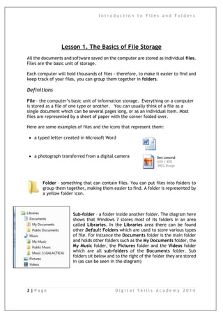 Files and folder | PDF