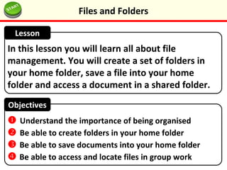 Files and Folders | PPT
