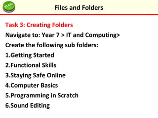 Files and Folders | PPT