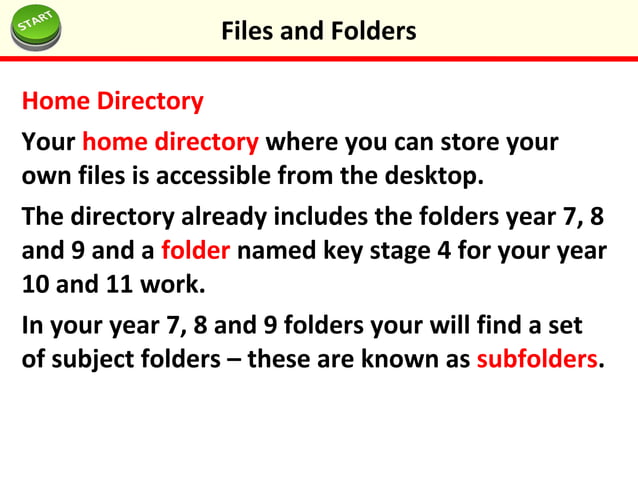 Files and Folders