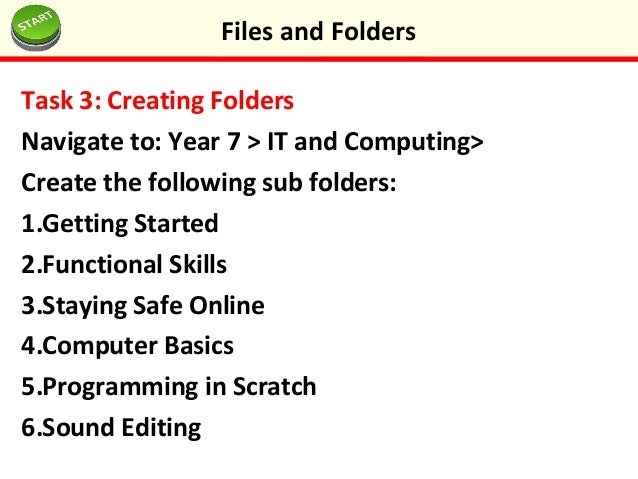 Files and Folders