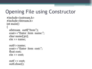 Files and streams | PDF