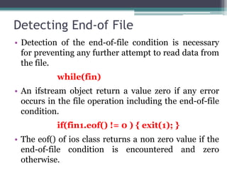 Files and streams | PDF