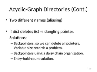Comprehensive Overview of File System Interfaces in Operating Systems | PPT