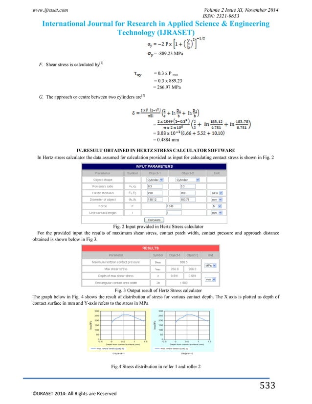 Hertz Contact Stress Analysis and Validation Using Finite Element Analysis | PDF | Physics | Science