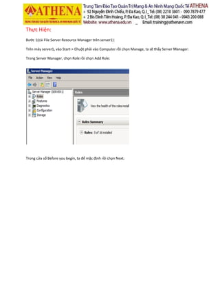 File server resource manager | PDF