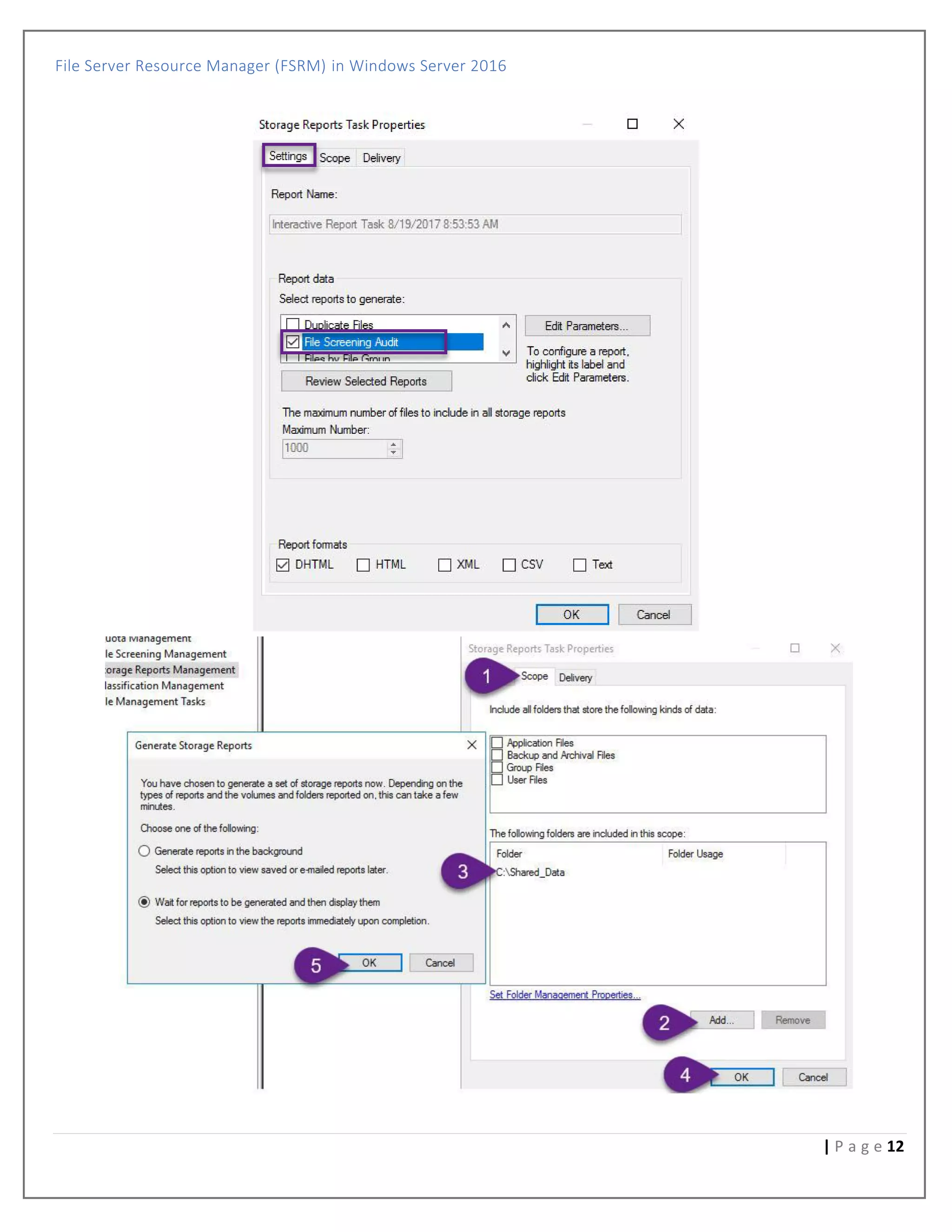 File Server Resource Manager Fsrm In Windows Server 2016 Pdf