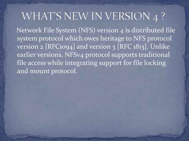 File service architecture and network file system | PPT