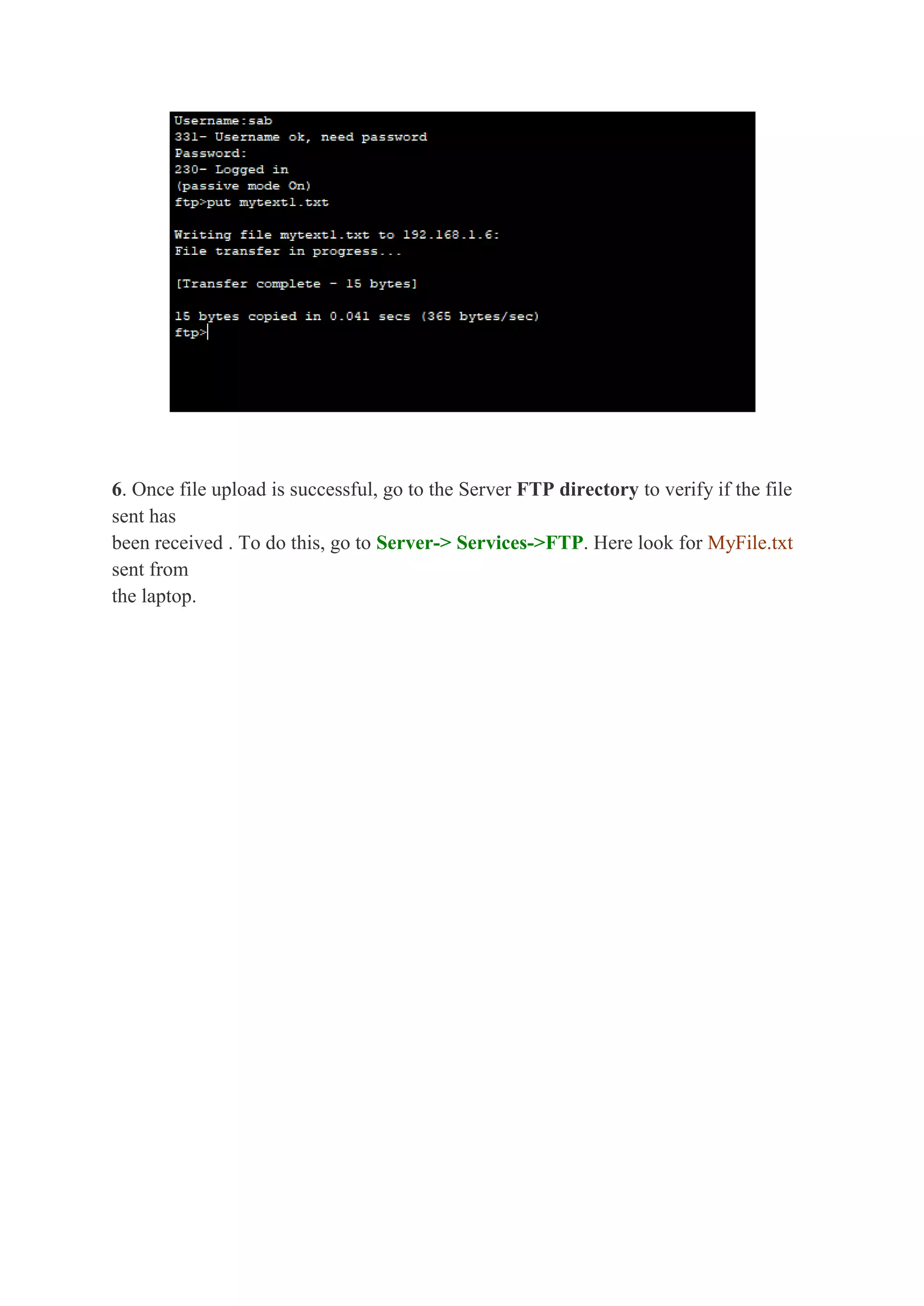 File server on using cisco packet tracer | PDF