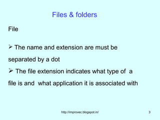 Files & folders.38 | Computing | Technology & Computing